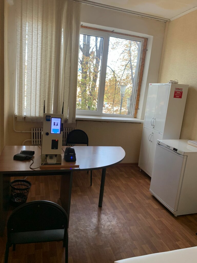 Sefer öncesi tıbbi muayene noktası Inntex, Stariy Oskol, foto