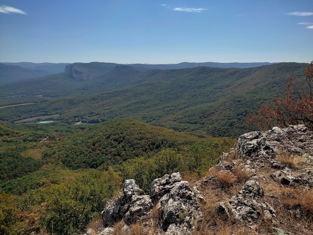 Dağ zirvesi Гора Кая-Баш, Kırım Cumhuriyeti, foto