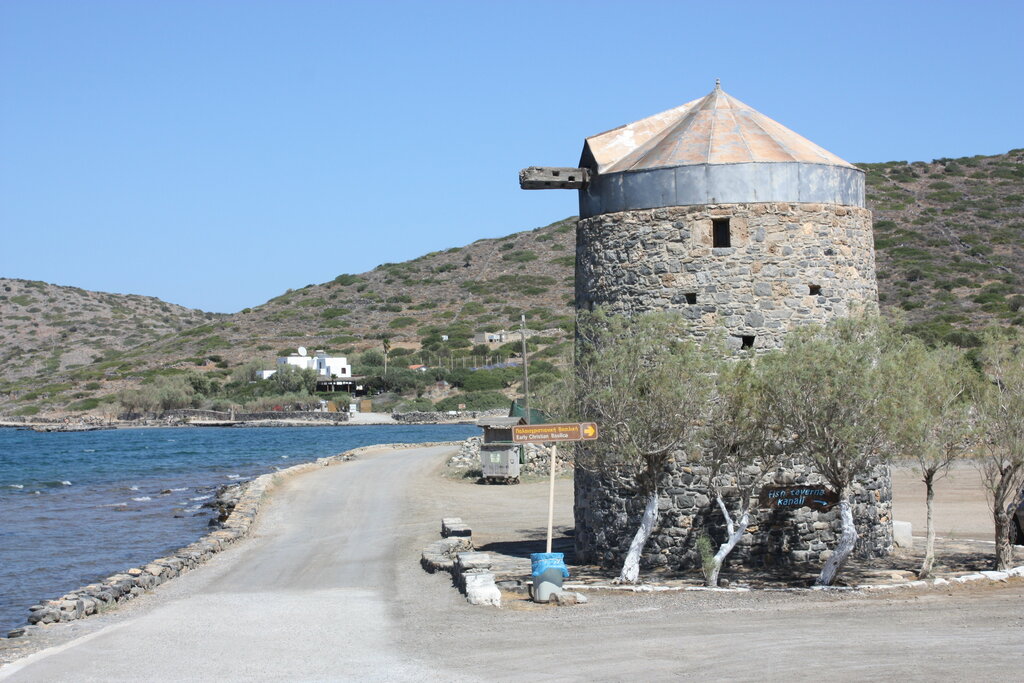 Turistik yerler Windmills of Poros Elounda, Dünya, foto