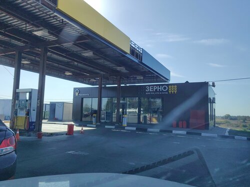 Benzin istasyonu Rosneft, Tulskaya oblastı, foto