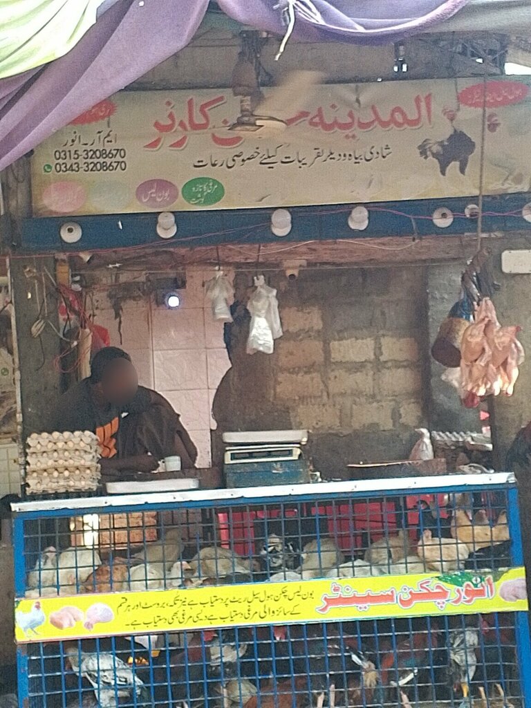 Kanatlı hayvan ürünleri ve yumurta Al Madina Chicken corner, Karaçi, foto