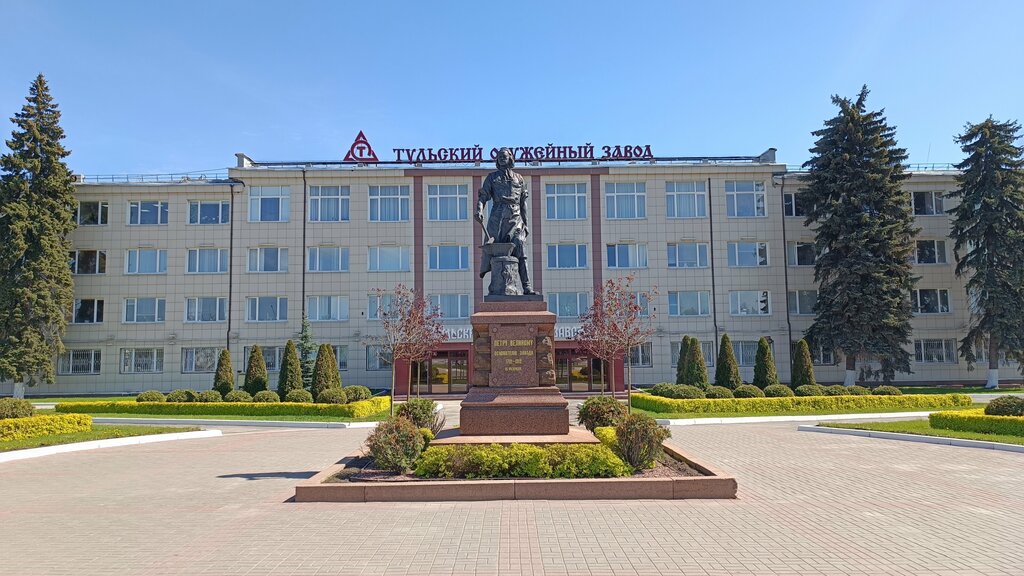 Anıt, heykel Пётр I, Tula, foto