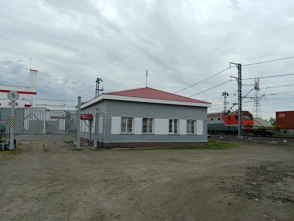 Demiryolu ulaşımı Район контактной сети станции Любинская, Эчк-112, РЖД, Omskaya oblastı, foto