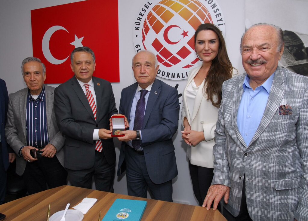 Yönetim ofisi Küresel Gazeteciler Konseyi Kgk & Global Journalism Council Gjc, Ankara, foto