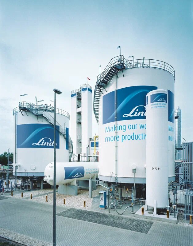 Sınai ve tıbbi gazlar Linde, Zareçny, foto