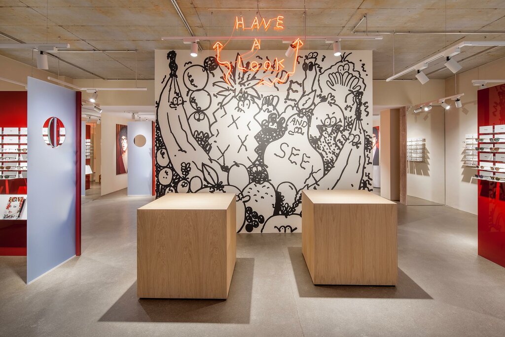 Giyim mağazası Ace & Tate, Hamburg, foto