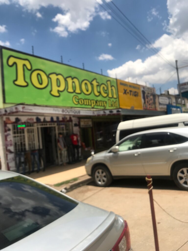 Giyim mağazası Topnotch Co, Lusaka, foto
