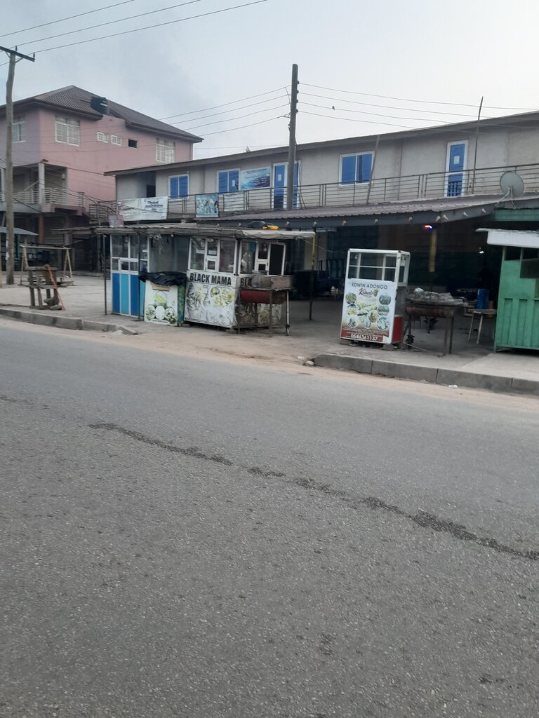 Kantin, yemekhane Black mama joint, Dünya, foto