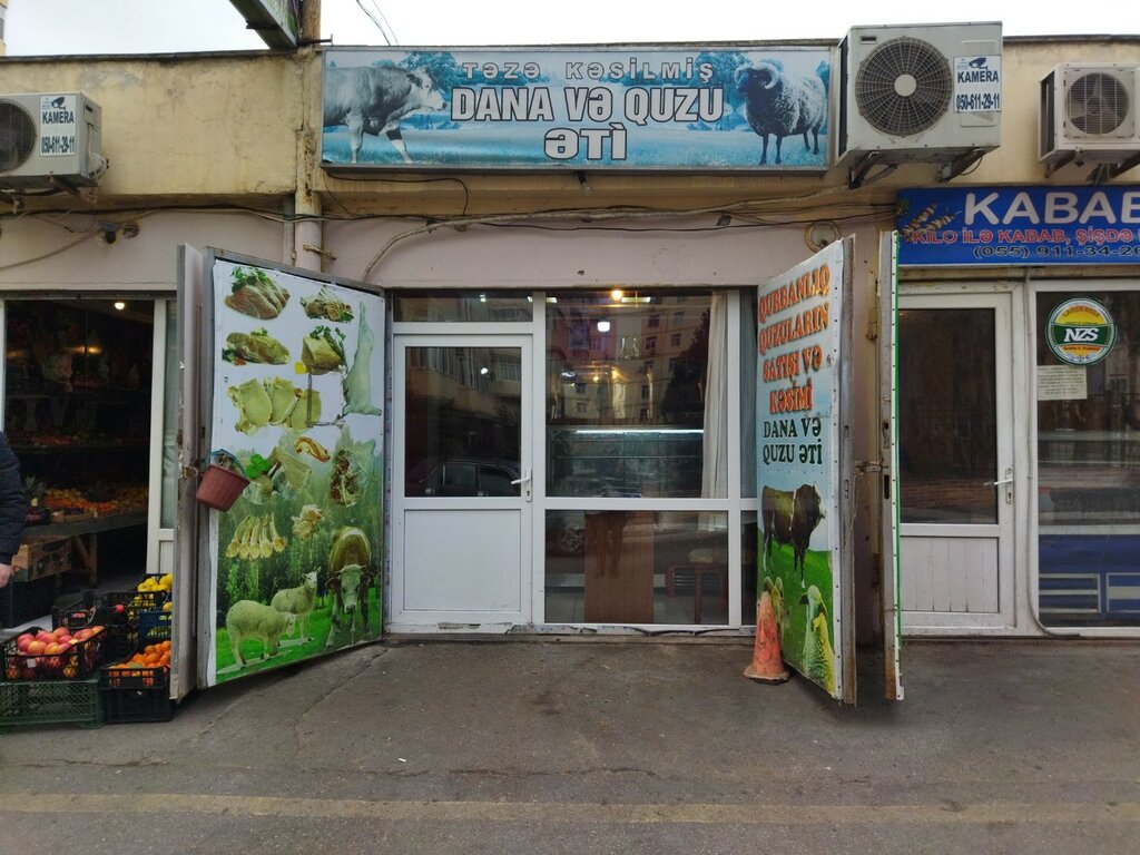 Kasap, şarküteri Dana ve Quzu eti, Bakü, foto