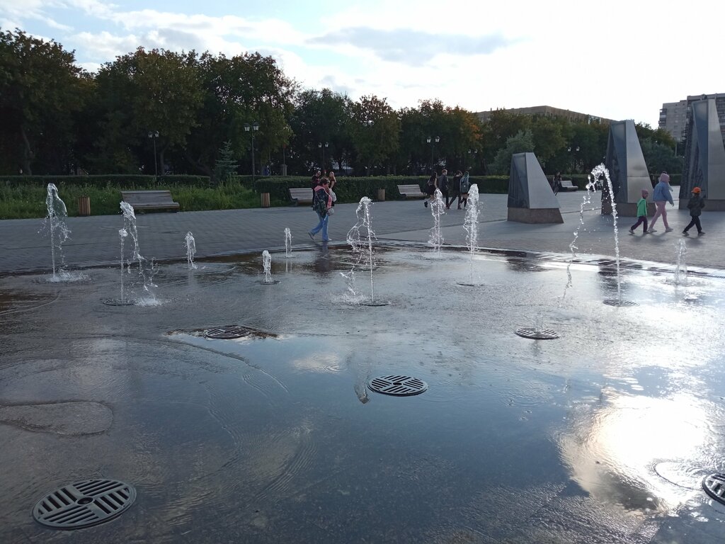 Çeşme Сухой фонтан, Magnitogorsk, foto