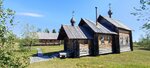 Часовня в память Пустозерских мучеников (Nenets Autonomous Area, Zapolyarniy District, mezhselennyye territorii Zapolyarnogo munitsipalnogo rayona, urochishche Pustozersk), şapel, haç anıtı  Nenets özerk okrugundan