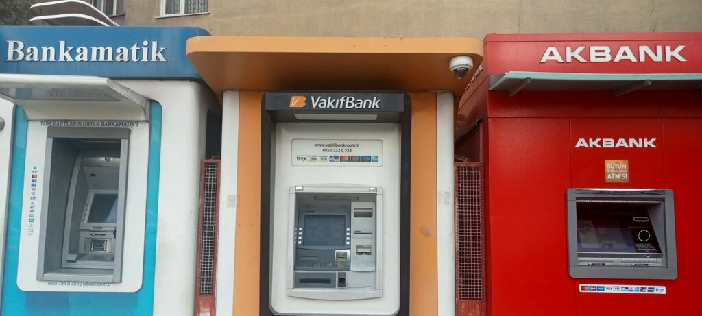 ATM'ler Vakıfbank ATM, İstanbul, foto