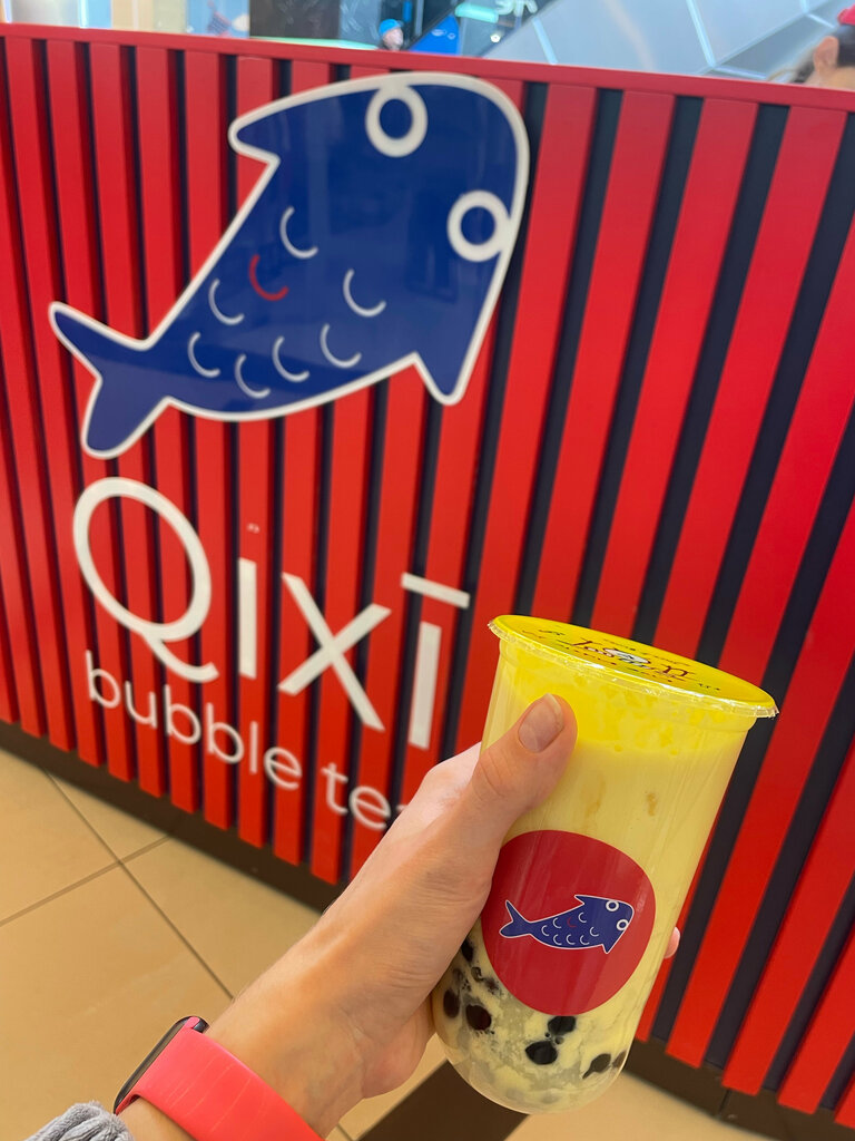 Al götür çay Qixi bubble tea, Zelenograd, foto