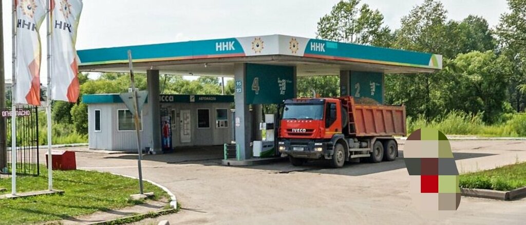 Benzin istasyonu Nnk, Birobidgan, foto