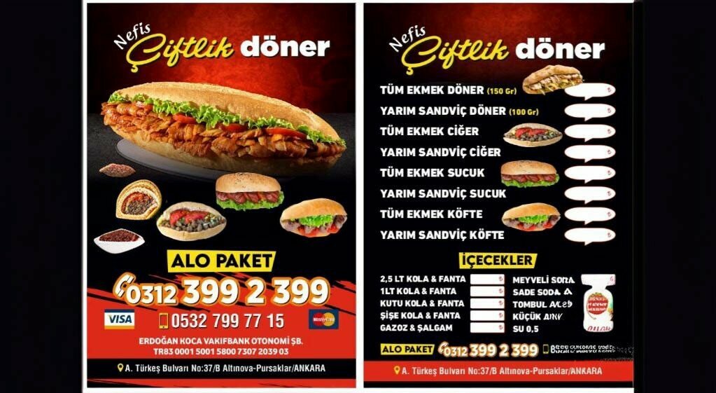 Kafe Nefis Çiftlik Döner, Ankara, foto
