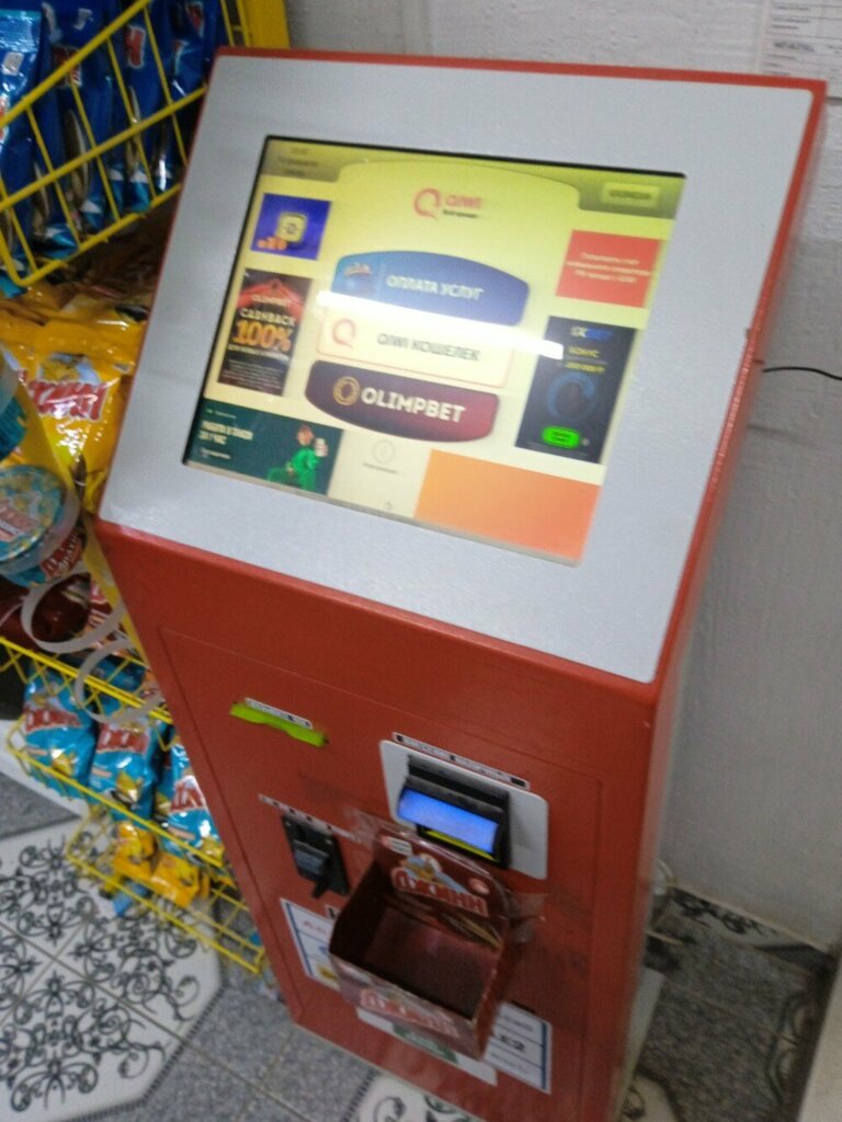 Ödeme terminali Qiwi, Aktav, foto