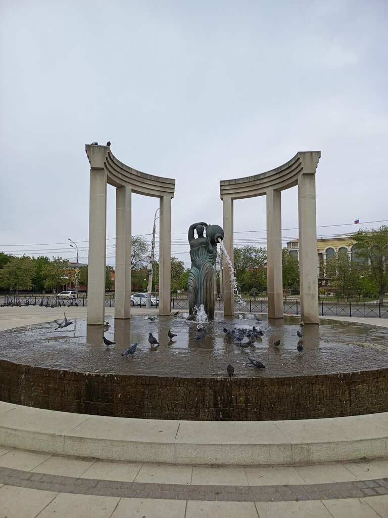Çeşme Volga Fountain, Astrahan, foto