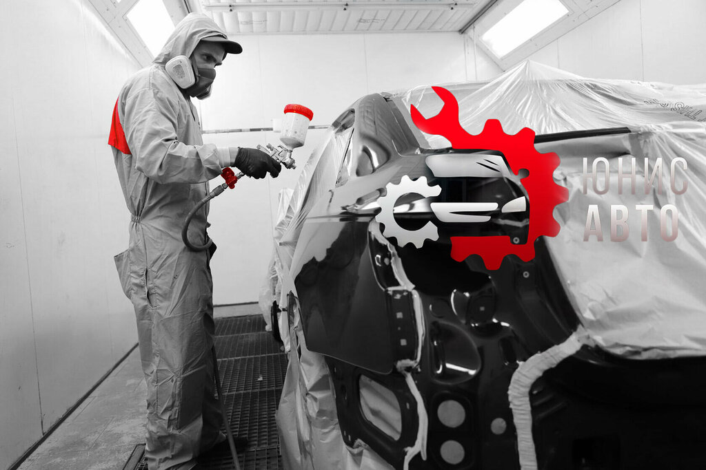 Araba boyama Unis Kuzovnoy, Yekaterinburg, foto