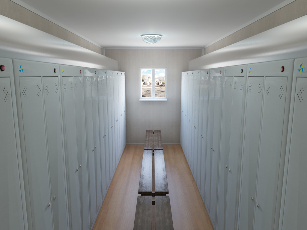 Prefabrik binalar Arktik-modul, Samarskaya oblastı, foto
