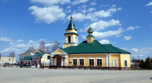 Church of the Three Saints (ulitsa Karpova No:11, Settlement of Ferzikovo), ortodoks kiliseleri  Kalujskaya oblastından