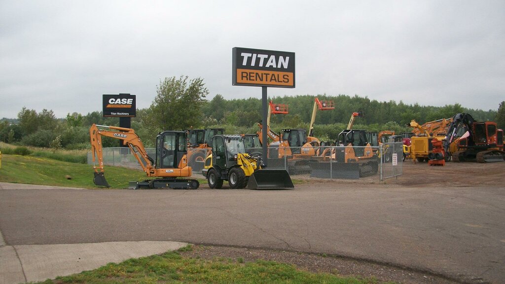 Sanayi ekipmanları firmaları Titan Machinery, Minnesota Eyaleti, foto