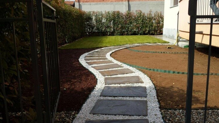 Peyzaj tasarımı A. G. Garden, Lombardiya, foto