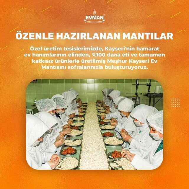 Gıda üreticileri Evman Mantı, Kayseri, foto