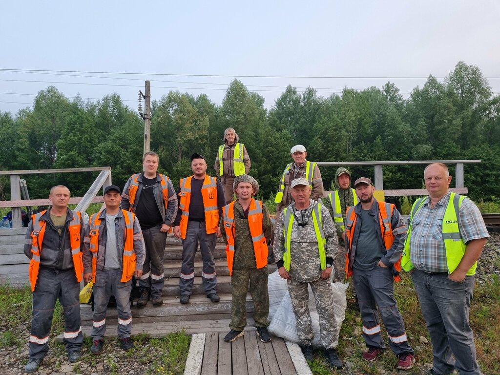 Tren istasyonu разъезд Эанга, Habarovski krayı, foto