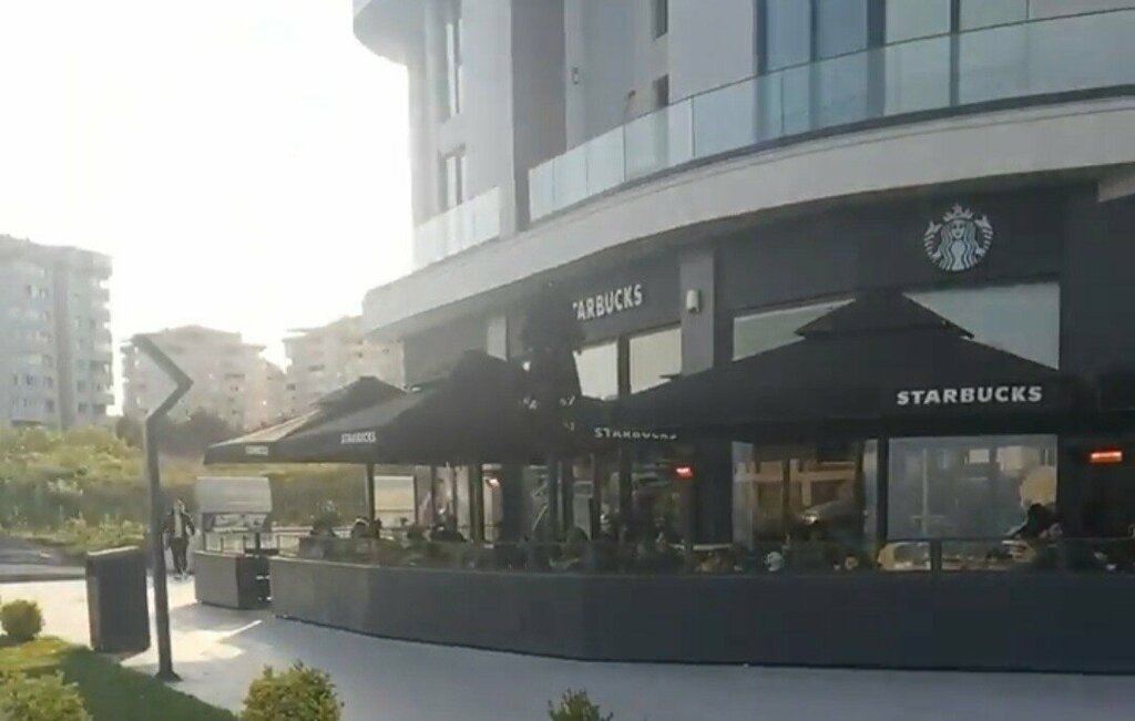 Kahve dükkanları Starbucks, İstanbul, foto