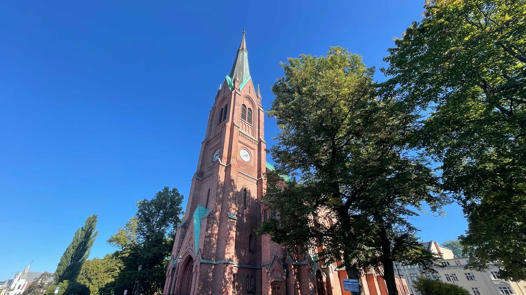 Protestan kilisesi Uranienborg Church, Oslo, foto