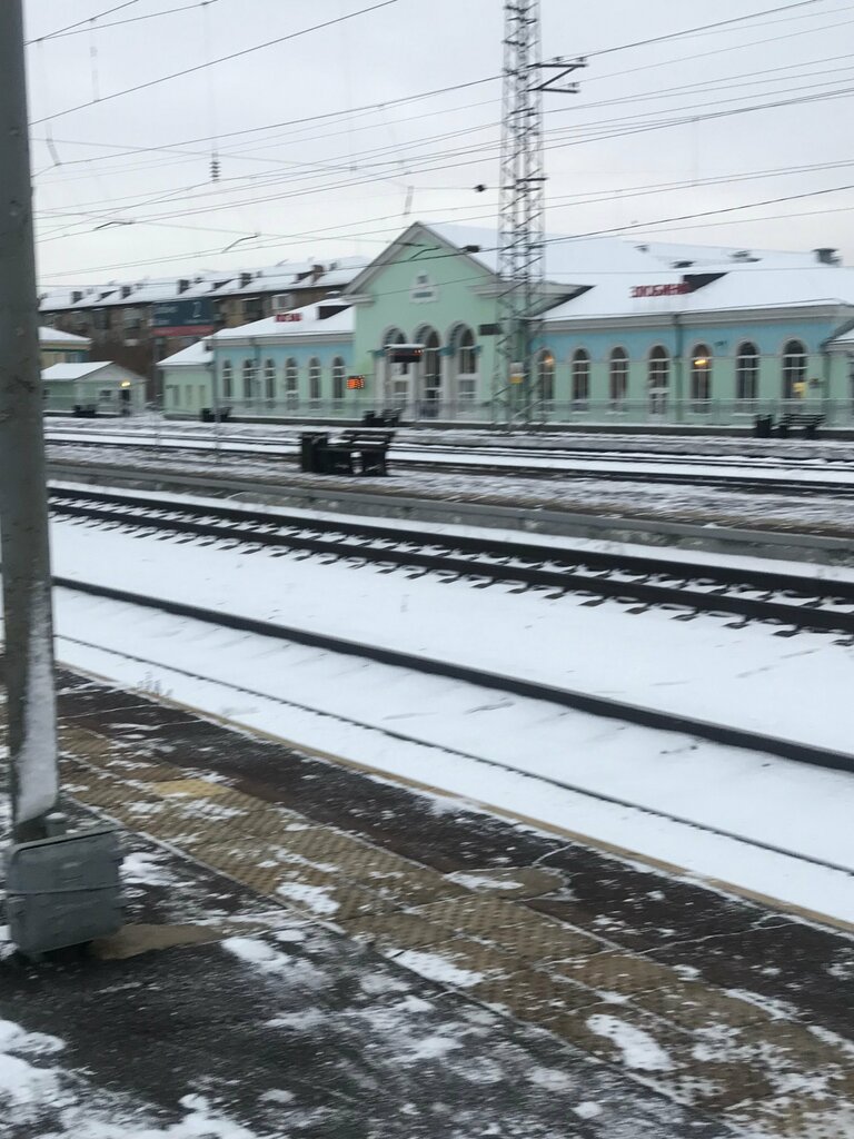 Tren istasyonu Станция Злобино, Krasnoyarsk, foto