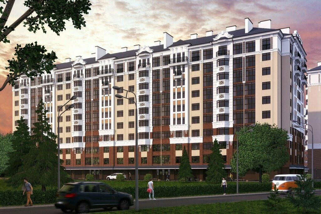 Konut blokları Куршский, Zelenogradsk, foto