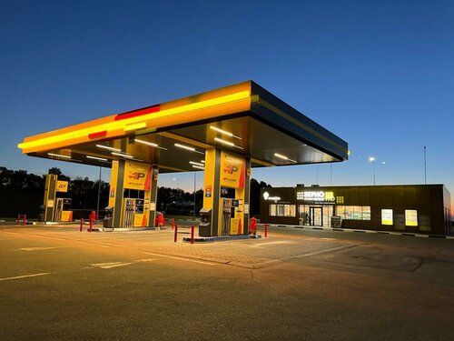 Benzin istasyonu Rosneft, Penzenskaya oblastı, foto