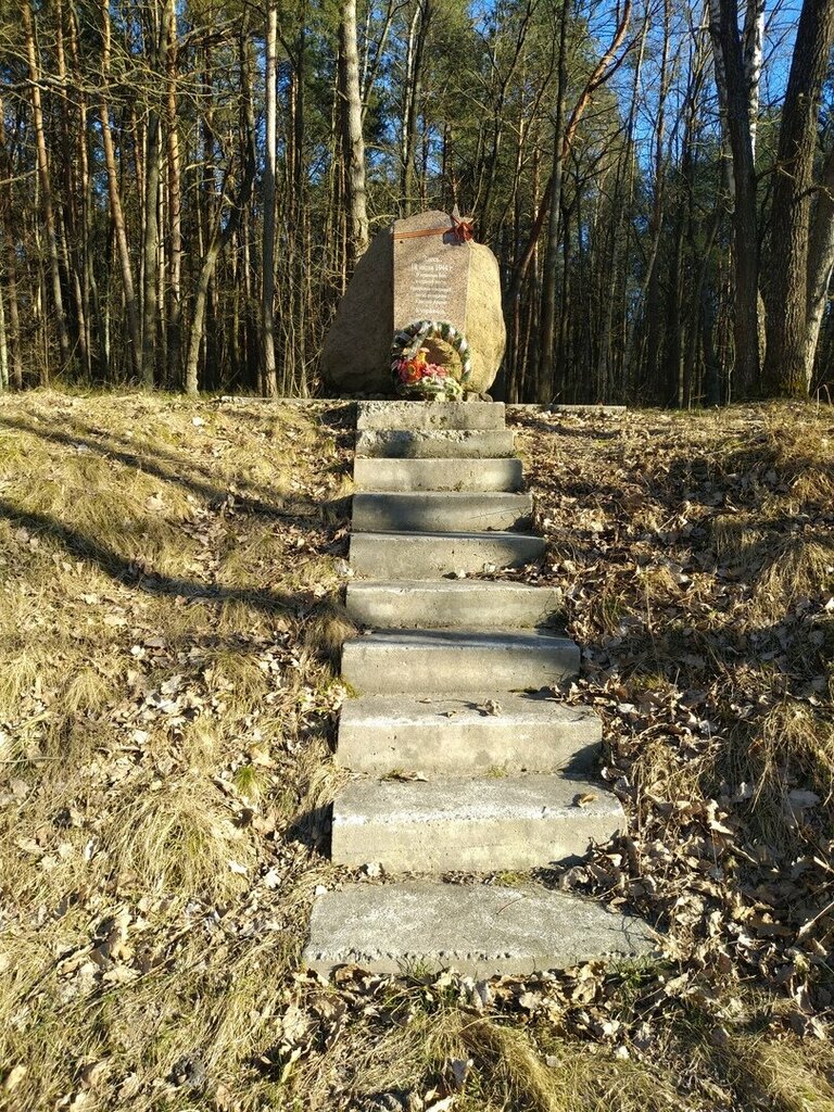 Anıt, heykel Разведчик Куприянов, Brestskaya oblastı, foto