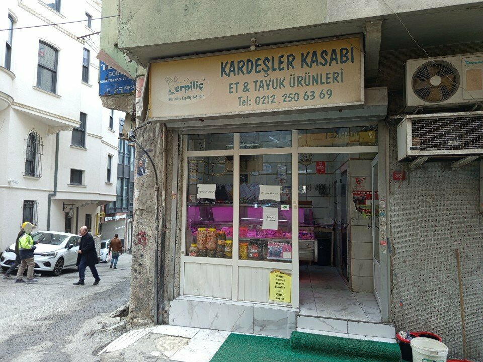 Kasap, şarküteri Kardeşler Kasap, İstanbul, foto