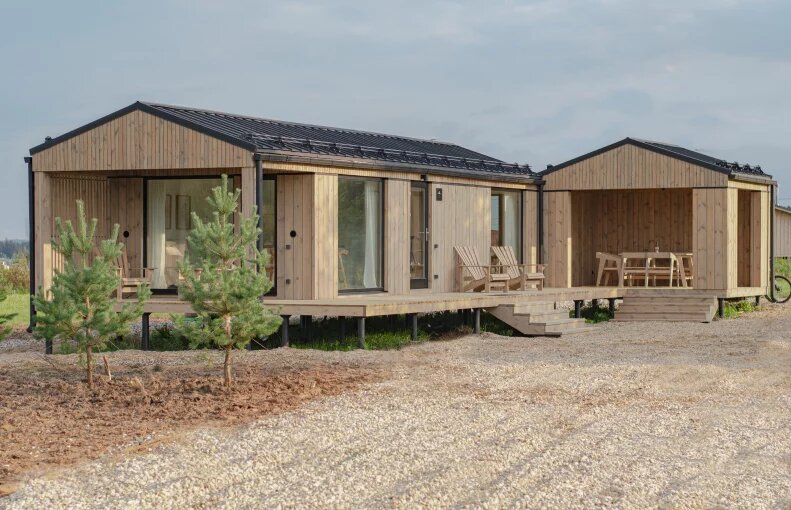Prefabrik binalar Clickhome, Irkutsk, foto