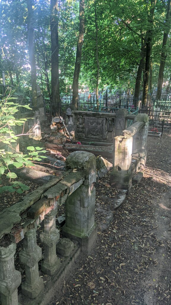 Mezarlıklar Tluščakambinataŭskija mohilki, Gomel, foto