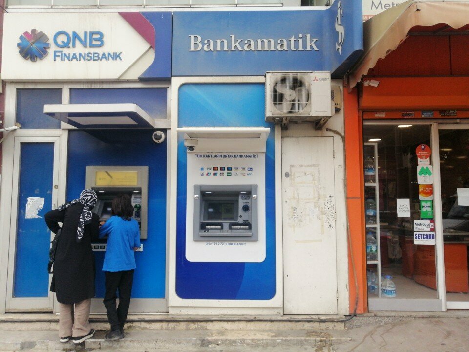 ATM'ler Türkiye İş Bankası Bankamatik, İstanbul, foto
