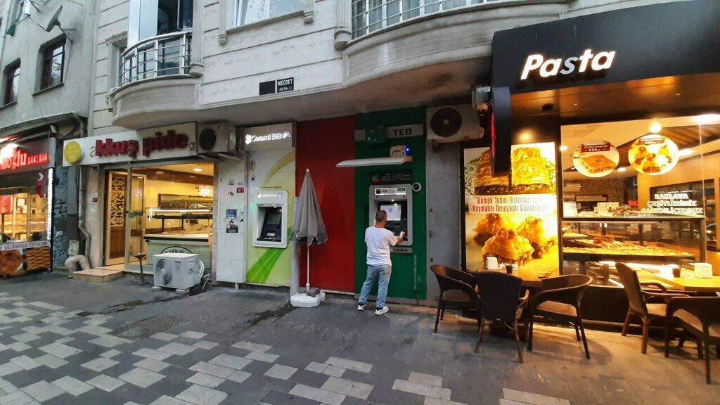 ATM'ler Akbank ATM, İstanbul, foto