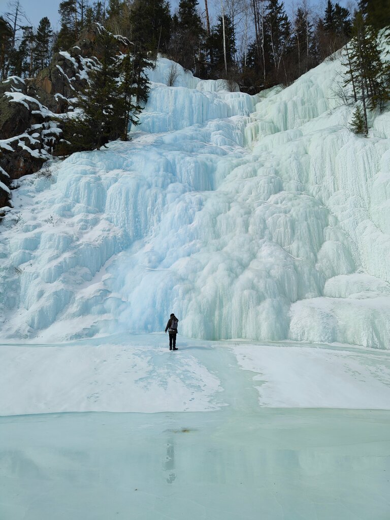 Doğa Ершовские ледопады, İrkutskaya oblastı, foto