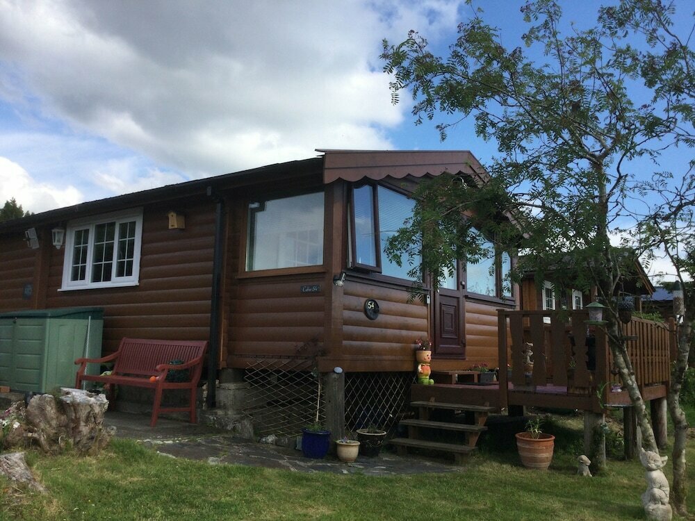 Otel Snowdonia National Park Log Cabin With Garden, Gwynedd County, foto