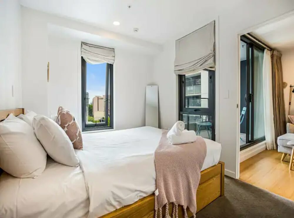 Otel Cosy Two Bedroom Apartment W Balcony, Auckland, foto