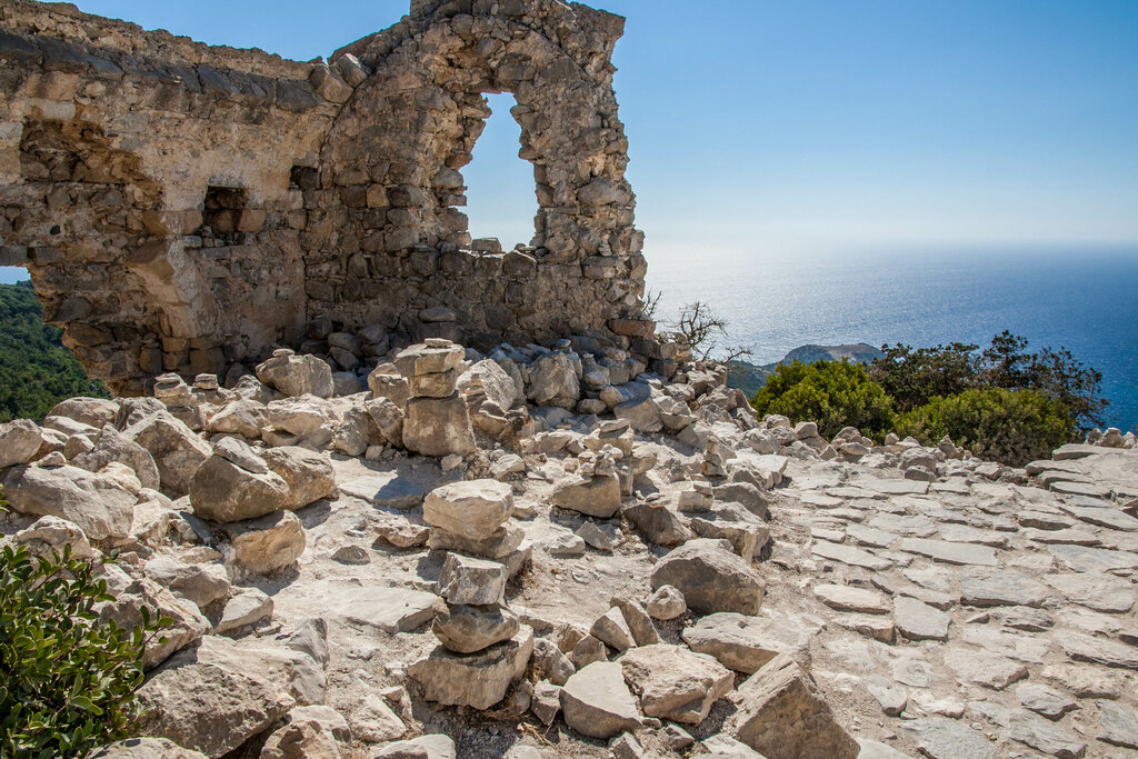 Turistik yerler Monolithos Castle, Dünya, foto