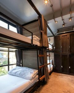 Bed Station Hostel Khaosan (Bangkok, 80 Soi Tanee, Tanee Road, Kwang Talard Yord, Khet Phra Nakorn), pansiyonlar, hosteller  Bangkok'tan