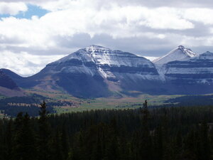 Dağ zirvesi King's Peak 4123 meters, Utah, foto