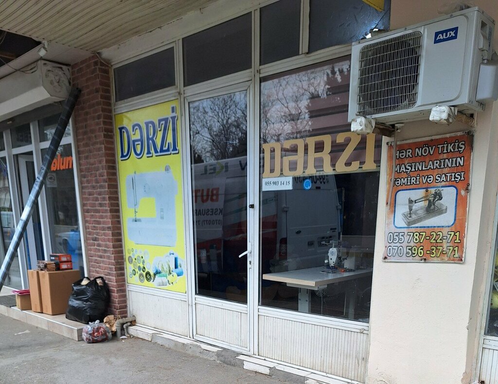 Kıyafet tamiri Dərzi, Bakü, foto