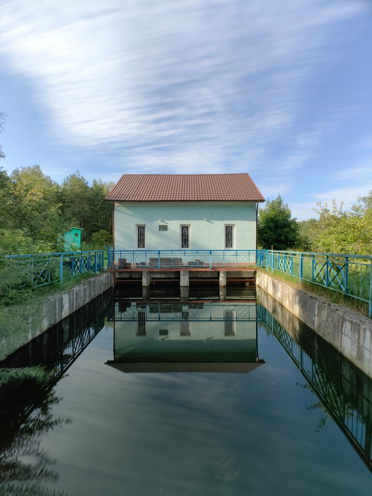 Elektrik santrali ГЭС, Minskaya oblastı, foto