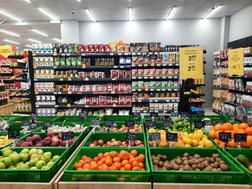 Süpermarket Nikora, Tiflis, foto