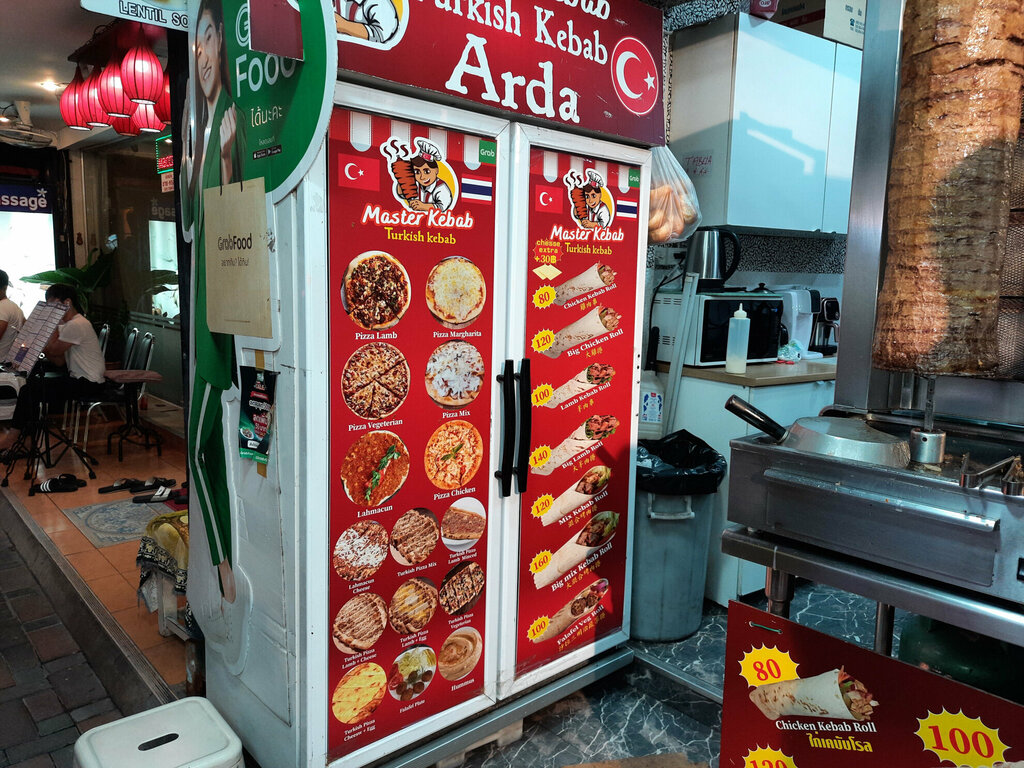 Fast food Master Kebab, Pattaya, foto