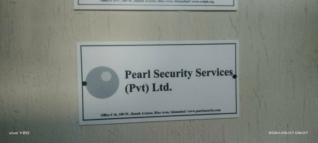 Güvenlik firmaları Pearl Security Services, Islamabad, foto